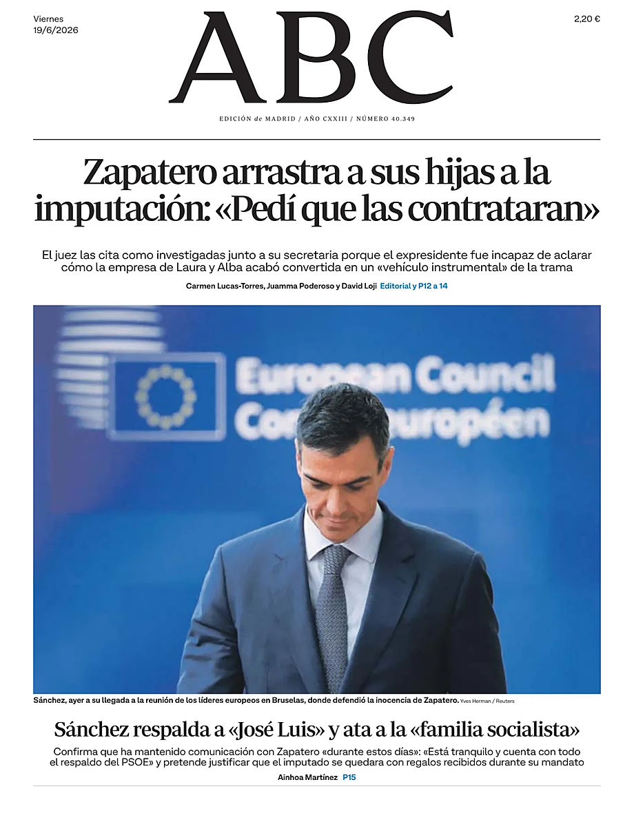 Portada ABC de Hoy - Titulares y Noticias