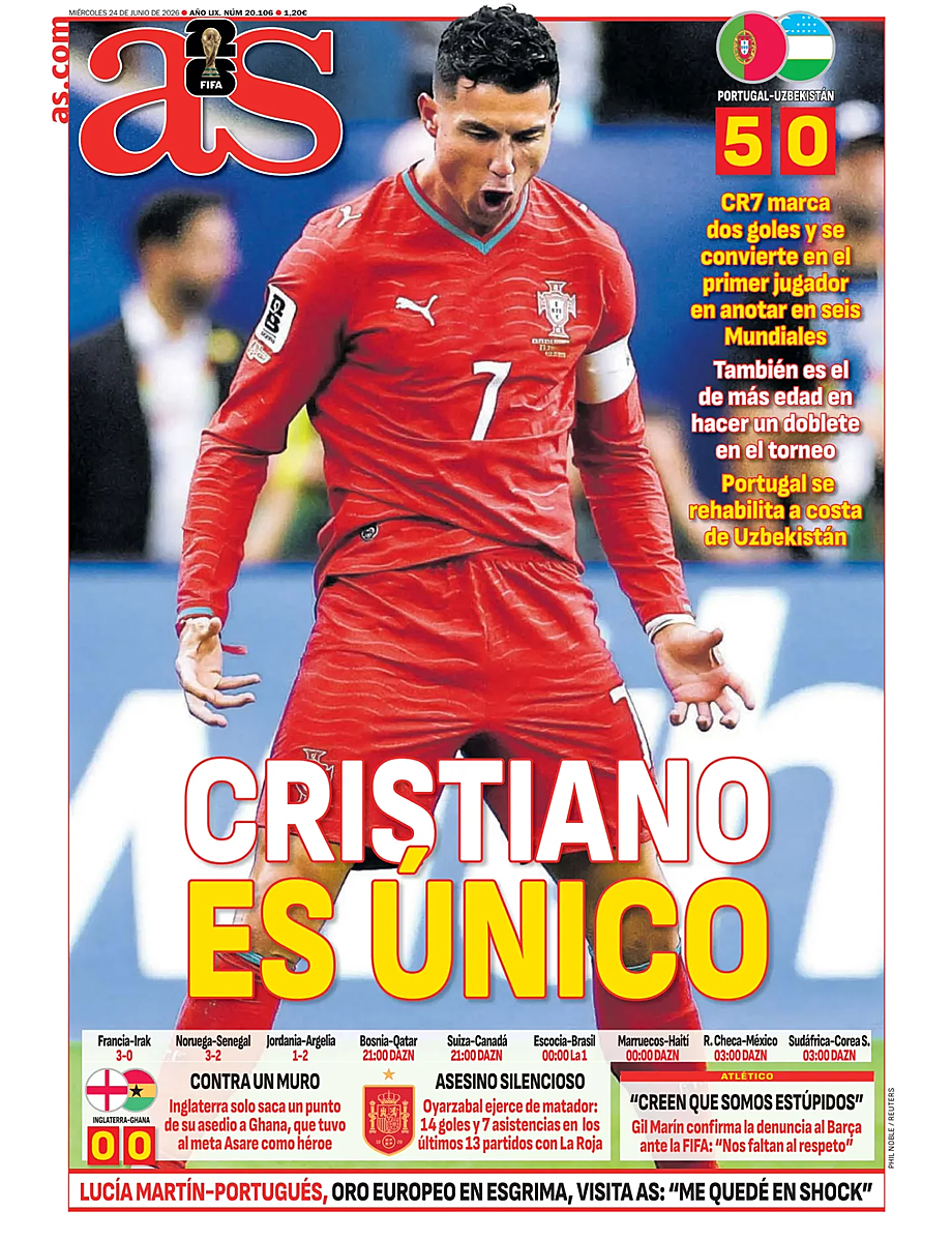 Portada AS de Hoy - Titulares y Noticias