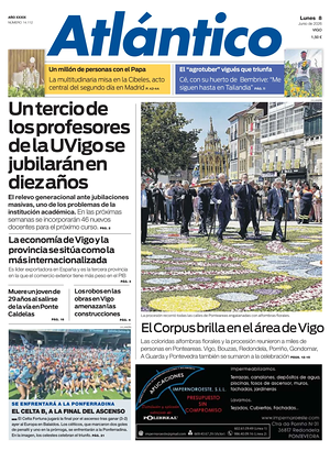 Portada Faro de Vigo de Hoy - Titulares y Noticias