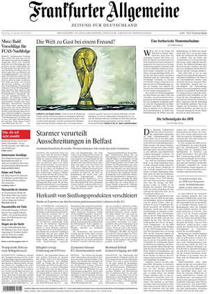 Titelseite von Süddeutsche Zeitung heute - Schlagzeilen und Nachrichten
