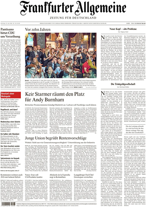 Titelseite von Süddeutsche Zeitung heute - Schlagzeilen und Nachrichten