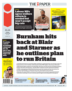 The Times Front Page Today - Headlines and News