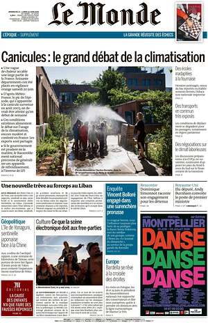 Unes des Journaux du Jour - The Front Pager France