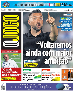 Capa de A Bola de Hoje - Títulos e Notícias