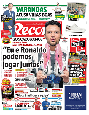 Capa de A Bola de Hoje - Títulos e Notícias
