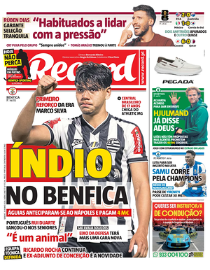 Capas dos Jornais de Hoje - The Front Pager Portugal