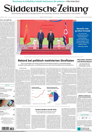 Titelseite von Bild heute - Schlagzeilen und Nachrichten