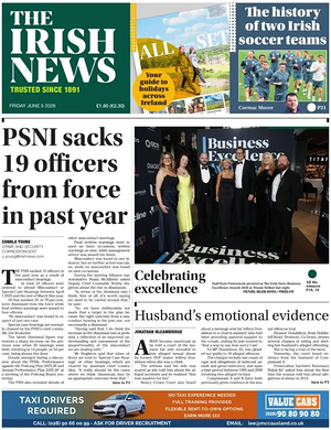 Belfast Telegraph Front Page Today - Headlines and News