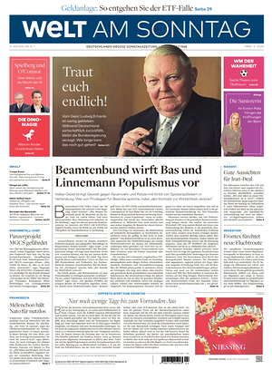 Titelseite von Bild heute - Schlagzeilen und Nachrichten